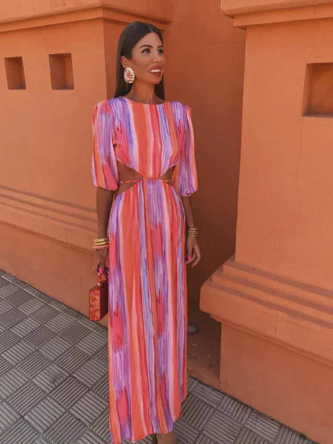 Paloma | Elegant Dress with Cut-Outs – Luna Melbourne